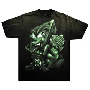 TRAVIS SCOTT X Spongebob Mr Krabs Tee - Black