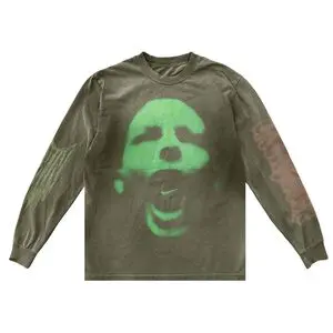 TRAVIS SCOTT X Nike T-rexx Logo Long-sleeve - Green