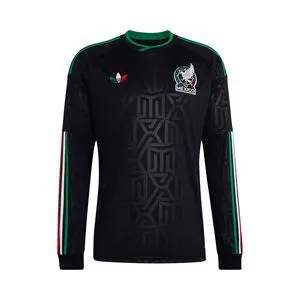 Adidas Mexico Third Long-sleeve Jersey #26 - Black