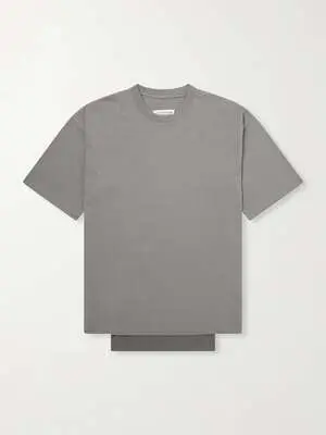 MAISON MARGIELA Layered Cotton-jersey T-shirt