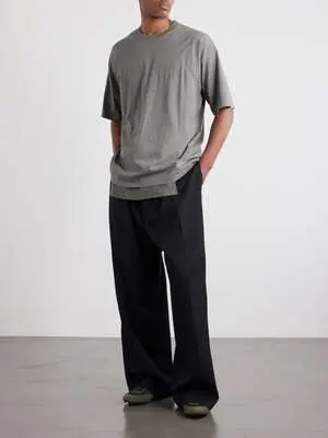 MAISON MARGIELA Layered Cotton-jersey T-shirt