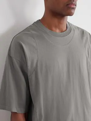 MAISON MARGIELA Layered Cotton-jersey T-shirt