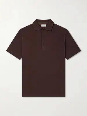 Frescobol Carioca Luca Organic Cotton Piqué Polo Shirt