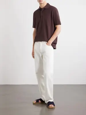 Frescobol Carioca Luca Organic Cotton Piqué Polo Shirt