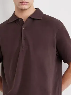 Frescobol Carioca Luca Organic Cotton Piqué Polo Shirt