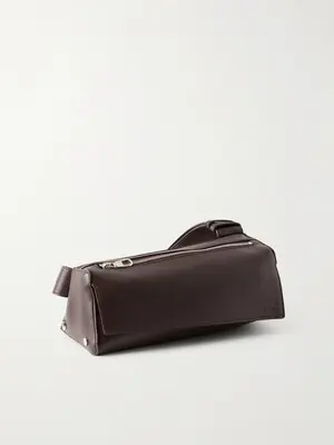 Loewe Puzzle Featherlight Sling Leather Belt Bag - Black