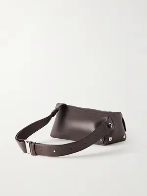 Loewe Puzzle Featherlight Sling Leather Belt Bag - Brown