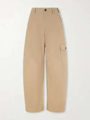 Brunello Cucinelli High-rise Barrel Jeans - Beige