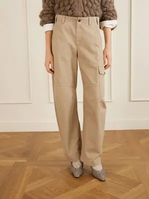 Brunello Cucinelli High-rise Barrel Leg Jeans