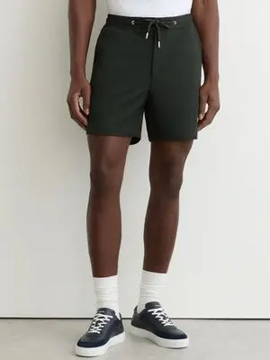 REISS Newmark Textured Drawstring Shorts