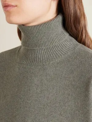 Brunello Cucinelli Cashmere Turtleneck Sweater - Green