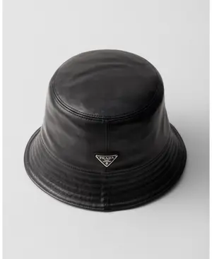 Prada Nappa Leather Bucket Hat