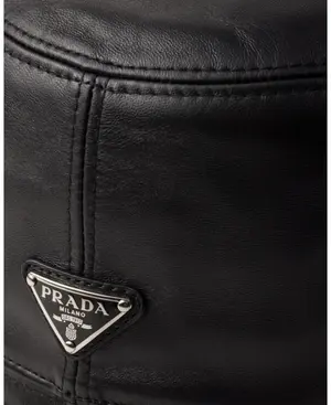 Prada Nappa Leather Bucket Hat