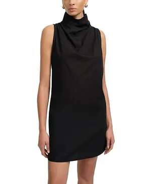 MARCELLA Minna Cropped Dress - Black