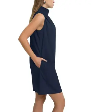 MARCELLA Minna Cropped Dress - Deep Indigo