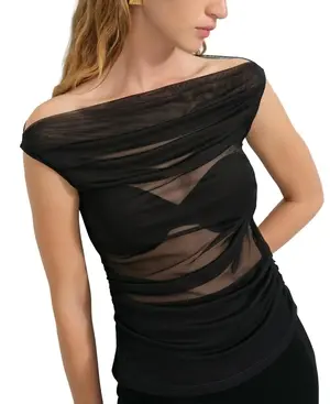 MARCELLA Cooper Mesh Top