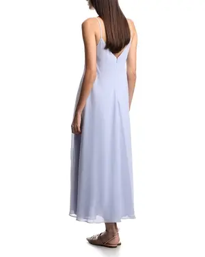 Emporio Armani Techno Georgette Midi Dress