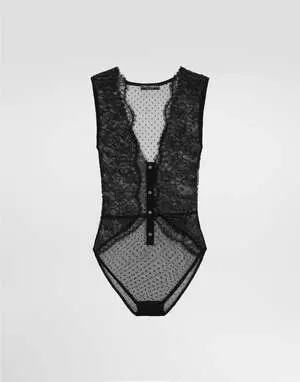 Dolce & Gabbana Criss-cross Bodysuits