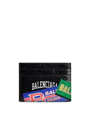 Balenciaga Cash Card Holder - Black/multicolor
