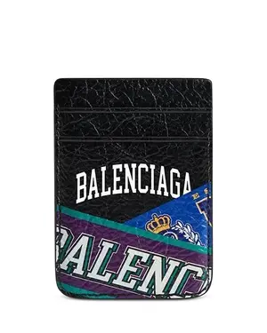 Balenciaga Cash Magnet Card Holder - Black/multicolor