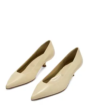 AeydĒ Leather Pointed Toe Pumps