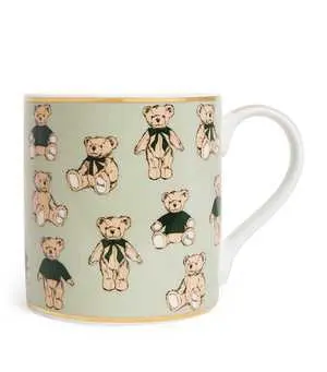 Harrods Henry Bear Cluster Mug - Green