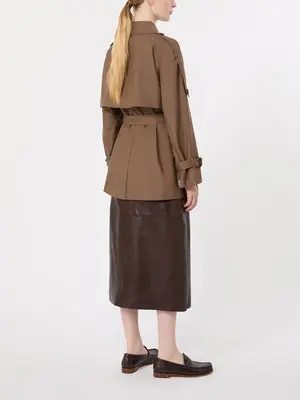 Max Mara Water-repellent Short Trench Coat