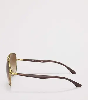 Ray-ban Metal Square Sunglasses