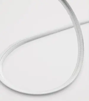 Monica Vinader Sterling Snake Chain Necklace
