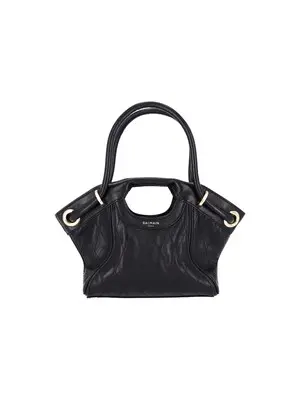 Balmain Small Tote Bag - Black