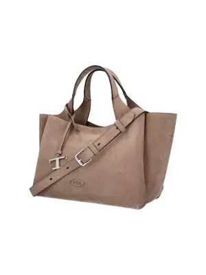 TOD'S Mini Suede Bag - Brown