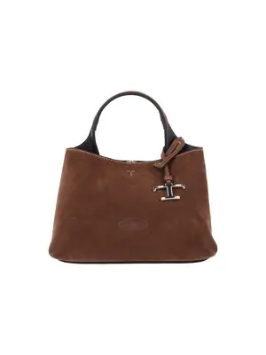 TOD'S Mini Suede Bag - Brown