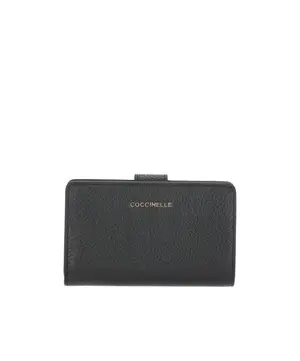COCCINELLE Logo-lettering Wallet - Black