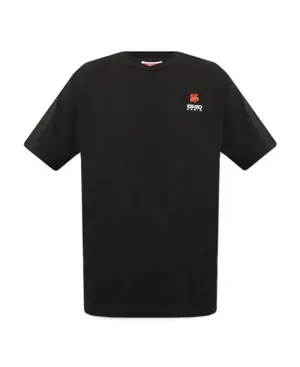 Kenzo Boke Flower Crest Logo Embroidered T-shirt
