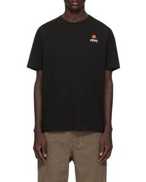 Kenzo Boke Flower Crest Logo Embroidered T-shirt