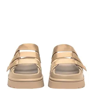 UGG Goldenglow Logo Embossed Slides