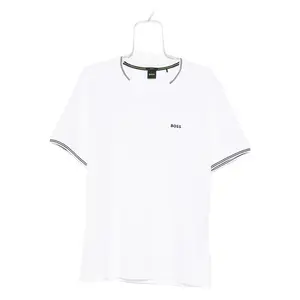 Hugo Boss Logo Printed Crewneck T-shirt - White