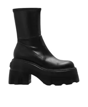 Casadei Round Toe Platform Boots