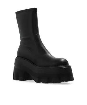 Casadei Round Toe Platform Boots