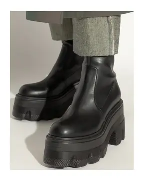 Casadei Round Toe Platform Boots