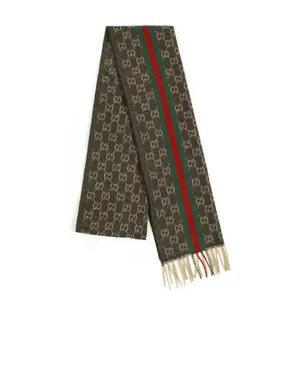 Gucci Logo Detail Scarf