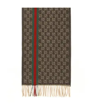 Gucci Logo Detail Scarf