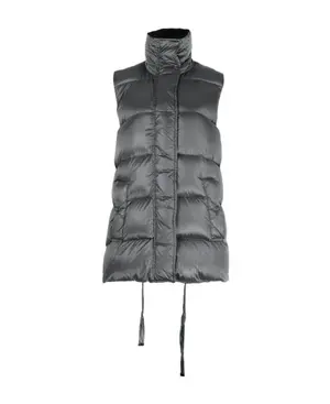 Max Mara High-neck Quilted Gilet - Gray