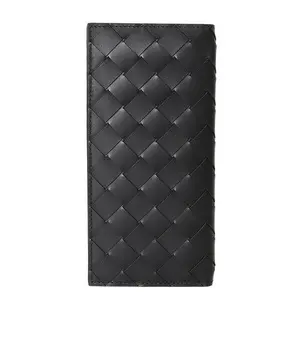 Bottega Veneta Intracciato Knitted Wallet