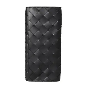 Bottega Veneta Intracciato Knitted Wallet