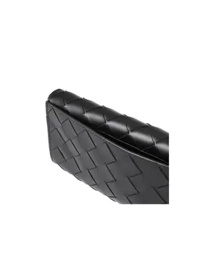 Bottega Veneta Intracciato Knitted Wallet