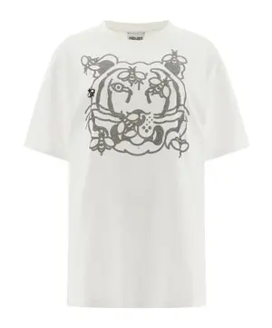 Kenzo Tiger-print T-shirt - White