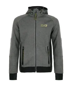 Emporio Armani Armani Armani Ea719 New Gray Windproof Sports Hoodie Jacket 6zpm65 - Black
