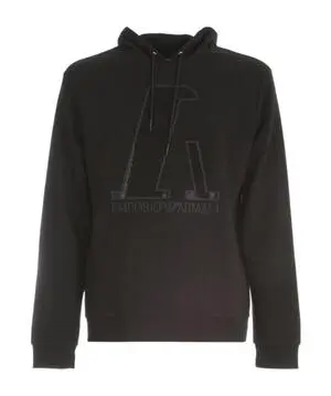 Emporio Armani Embellished Logo Hoodie