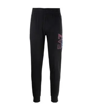EA7 Logo Sweatpants - Black